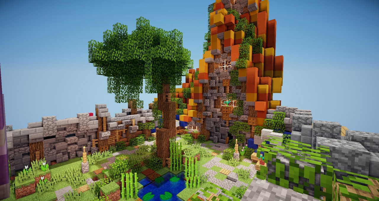 2 small minigames hub Minecraft Map