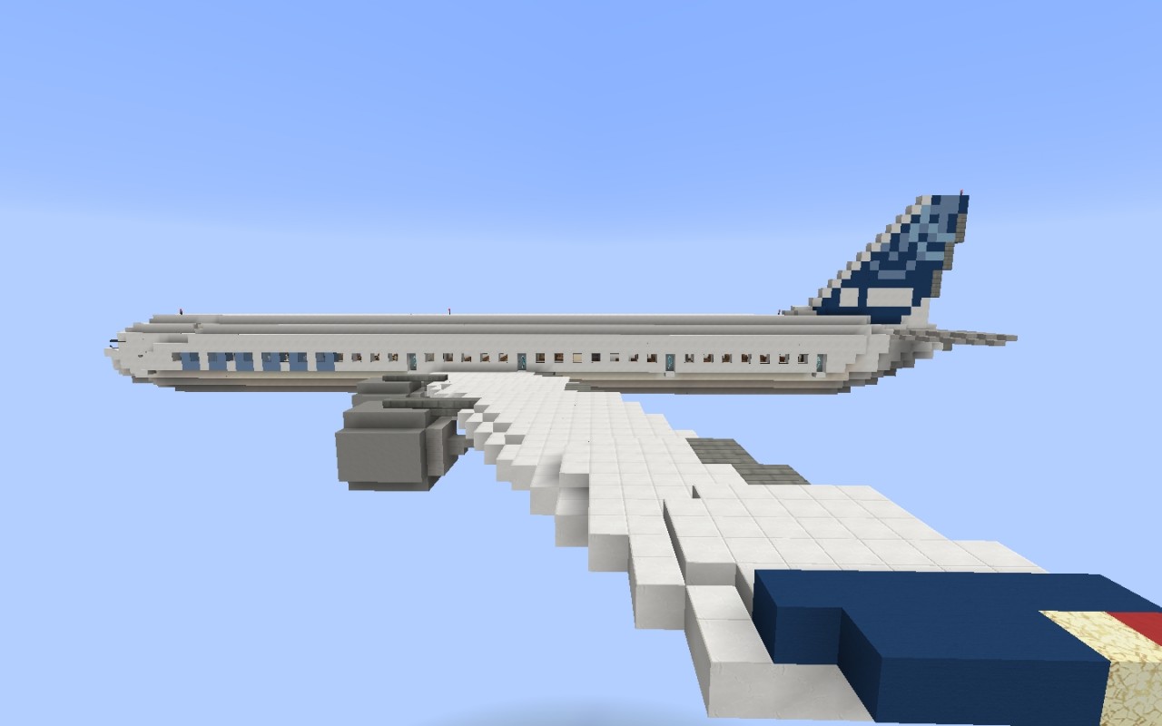 (Flows HD) Airbus A340-300 by TwIsTeD_uP454 Minecraft Map
