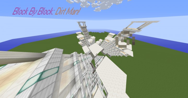 Block by Block: Dirt Man! Minecraft Map