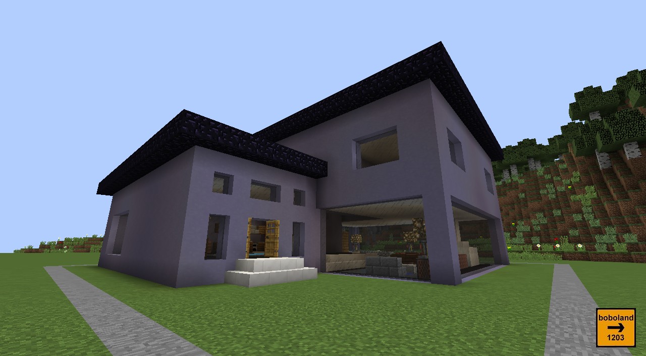 Squares House Minecraft Map