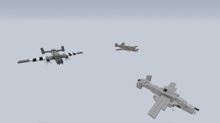 B-25 Mitchell Bomber Minecraft Map