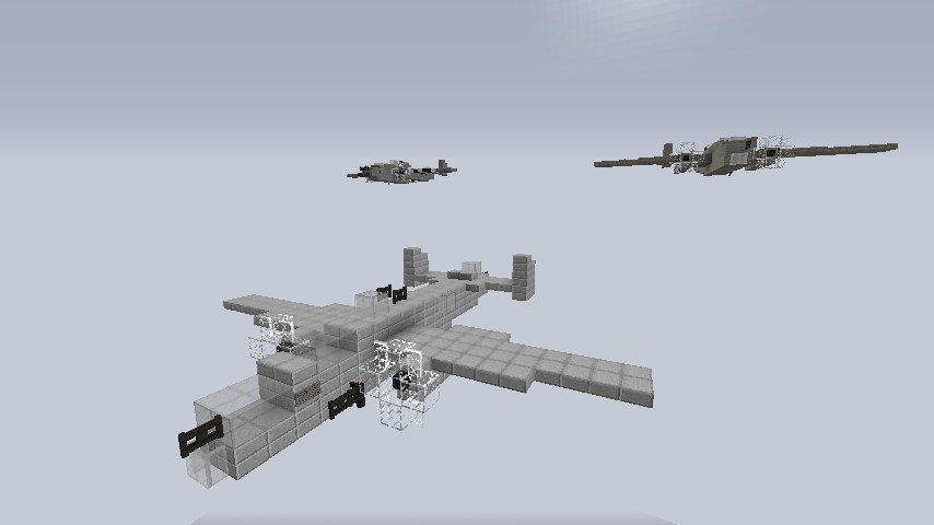 B-25 Mitchell Bomber Minecraft Map