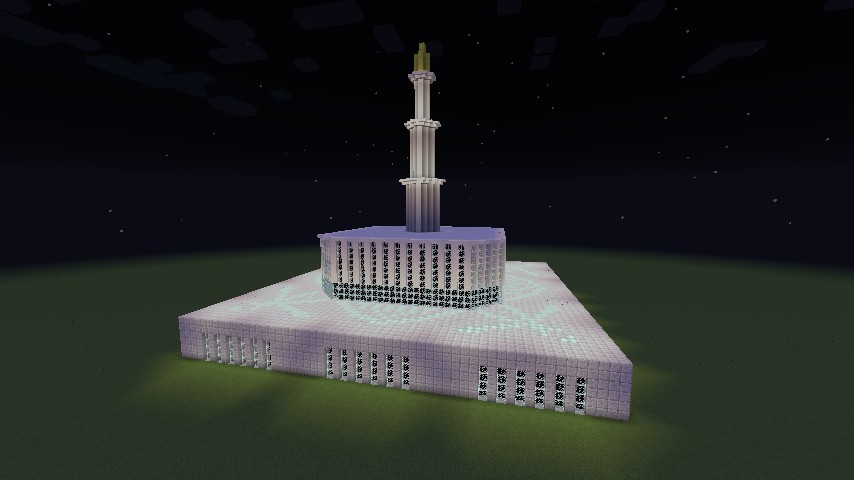 Provo Utah Temple Minecraft Map