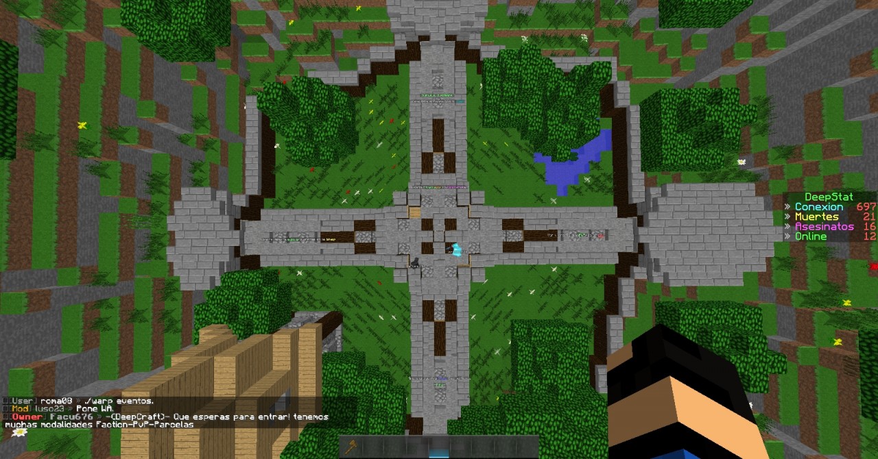 DeepCraft servidor 1.7.2 Minecraft Map