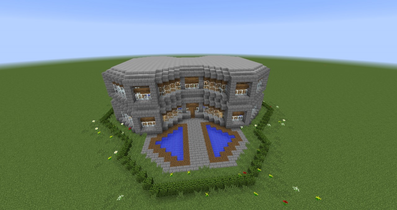 Modern House Self Design (UPDATED) Minecraft Map