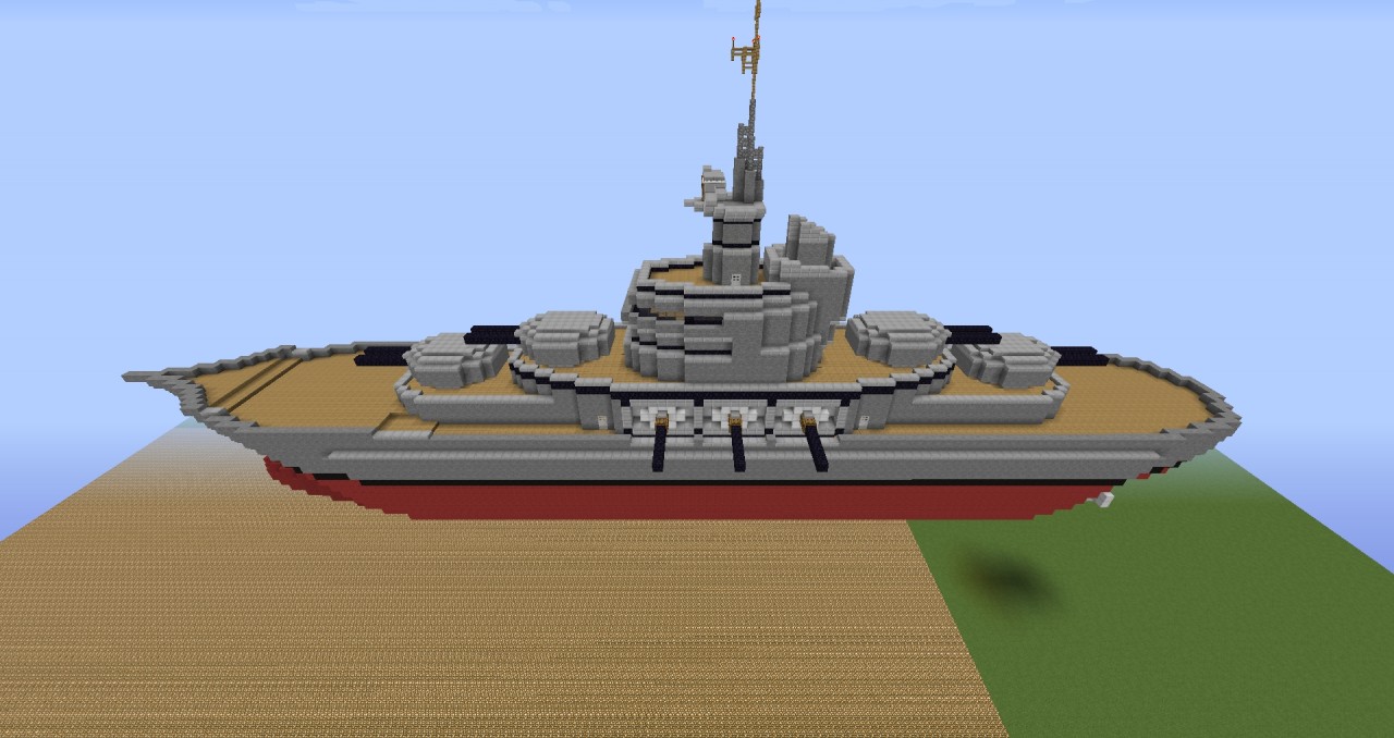 Battle cruiser Minecraft Map