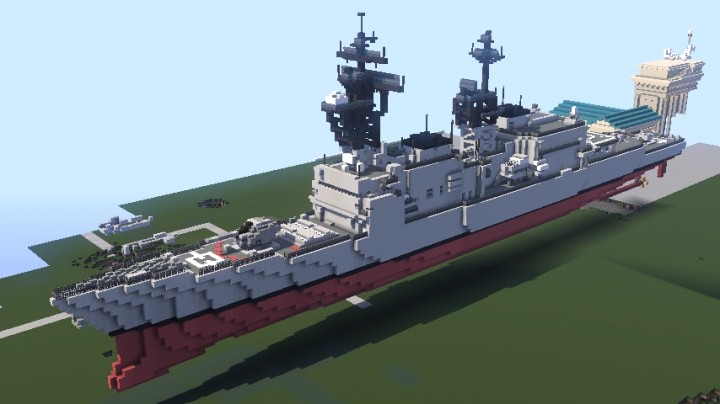 USS Spruance class Destroyer Minecraft Map