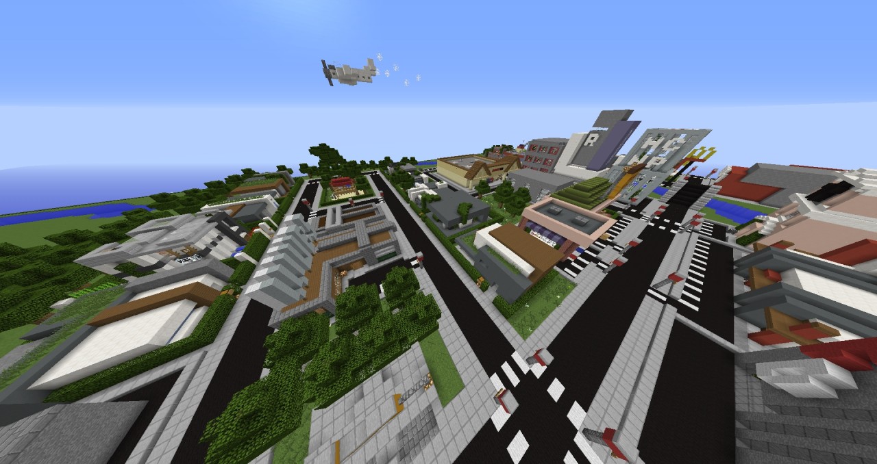 Mushroom City - A small city Minecraft Map