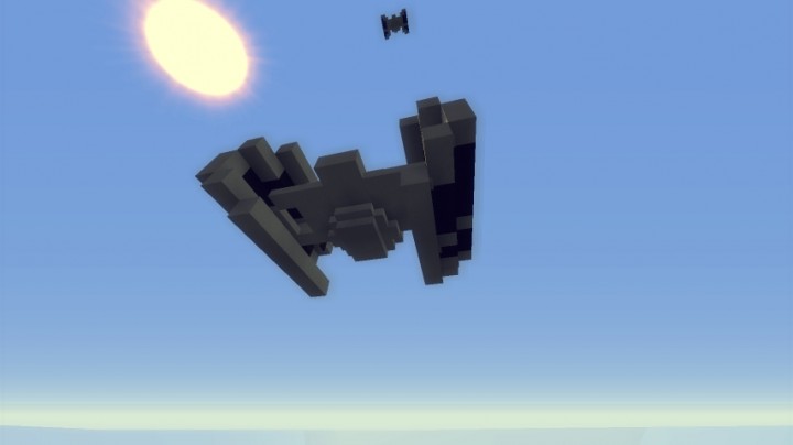 Star Wars | Darth Vader's TIE Fighter Minecraft Map