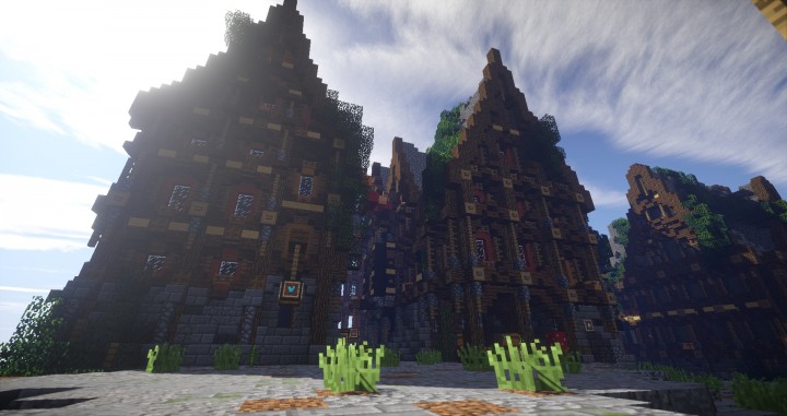 Shopstraße | Shops | Altstadt Minecraft Map