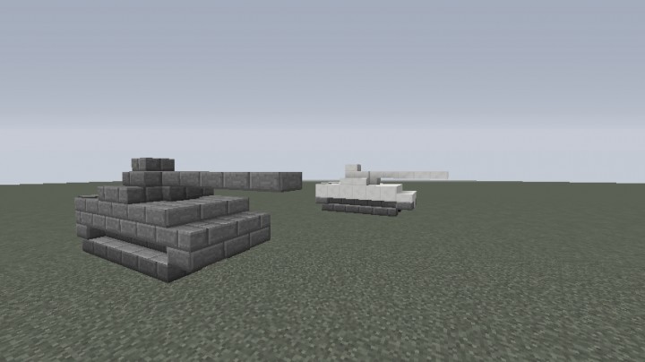 Panther and Cromwell Tanks Minecraft Map