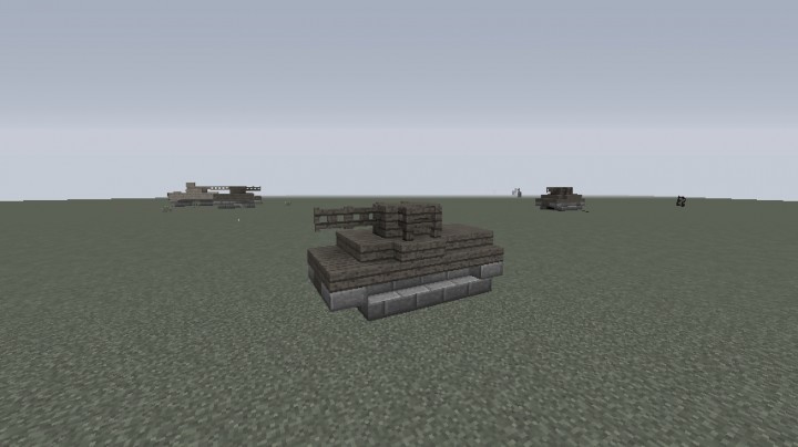 Panther and Cromwell Tanks Minecraft Map