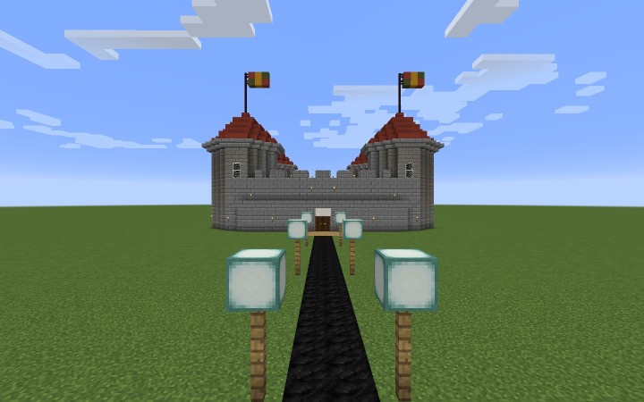 My first ever castle Minecraft Map