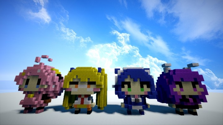 Character Statues Minecraft Map