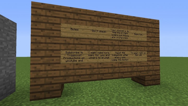 The Labyrinth v1.0 Minecraft Map