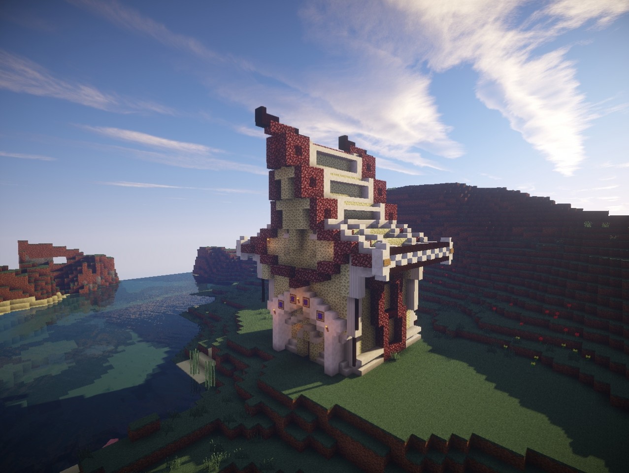 Futuristic house. Minecraft Map