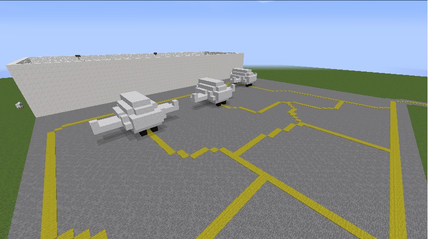 Airport Runway with MINI PLANES! Minecraft Map