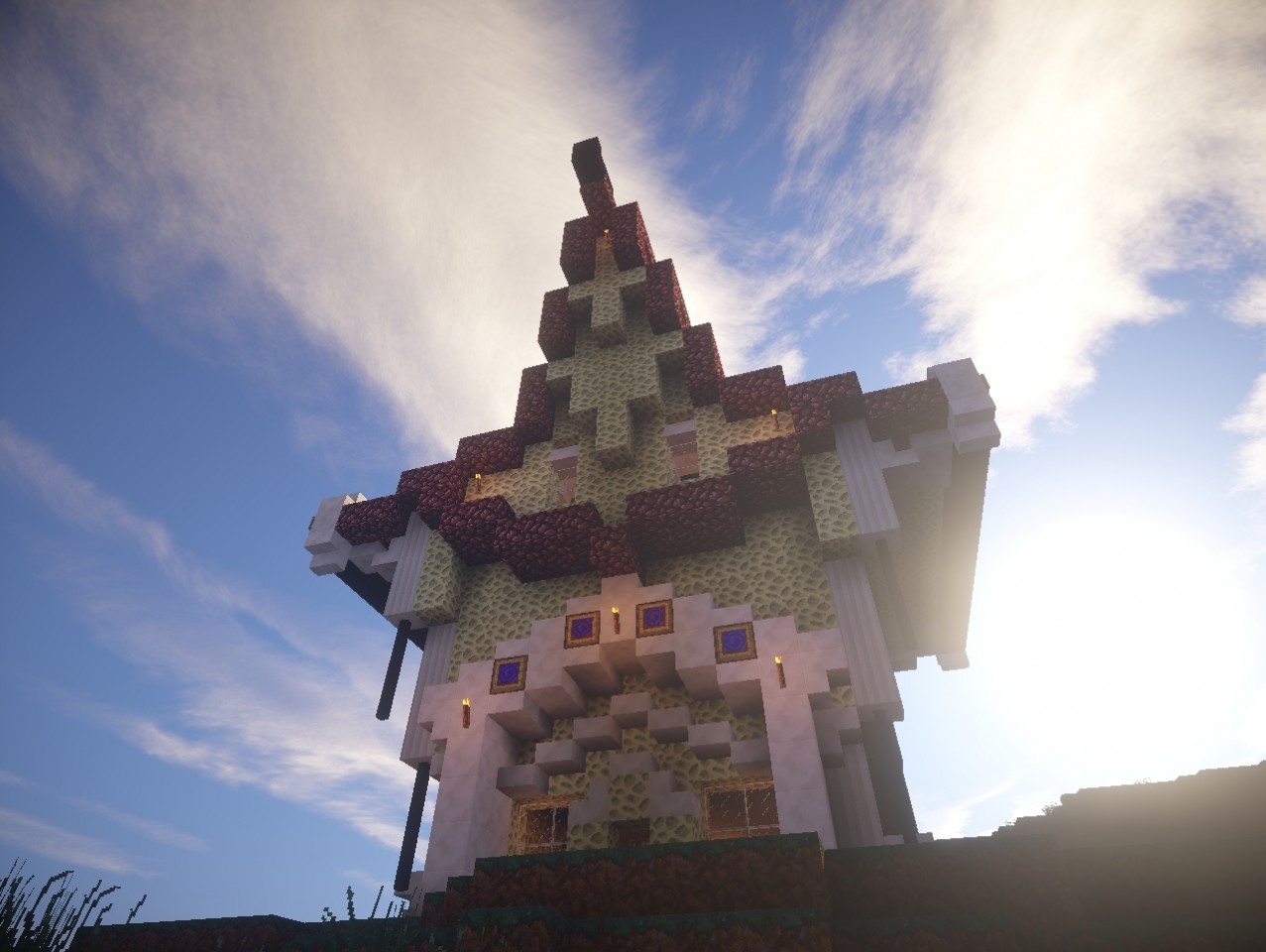 Futuristic house. Minecraft Map