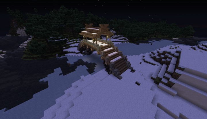 Nordic Watch tower and bridge Minecraft Map