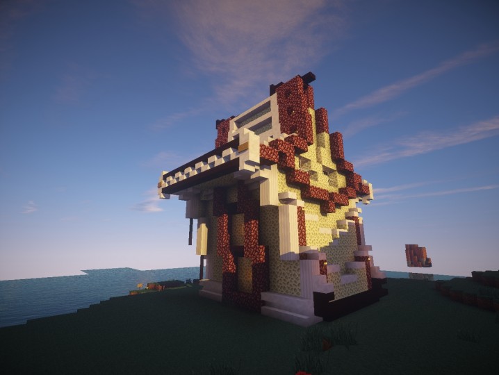 Futuristic house. Minecraft Map