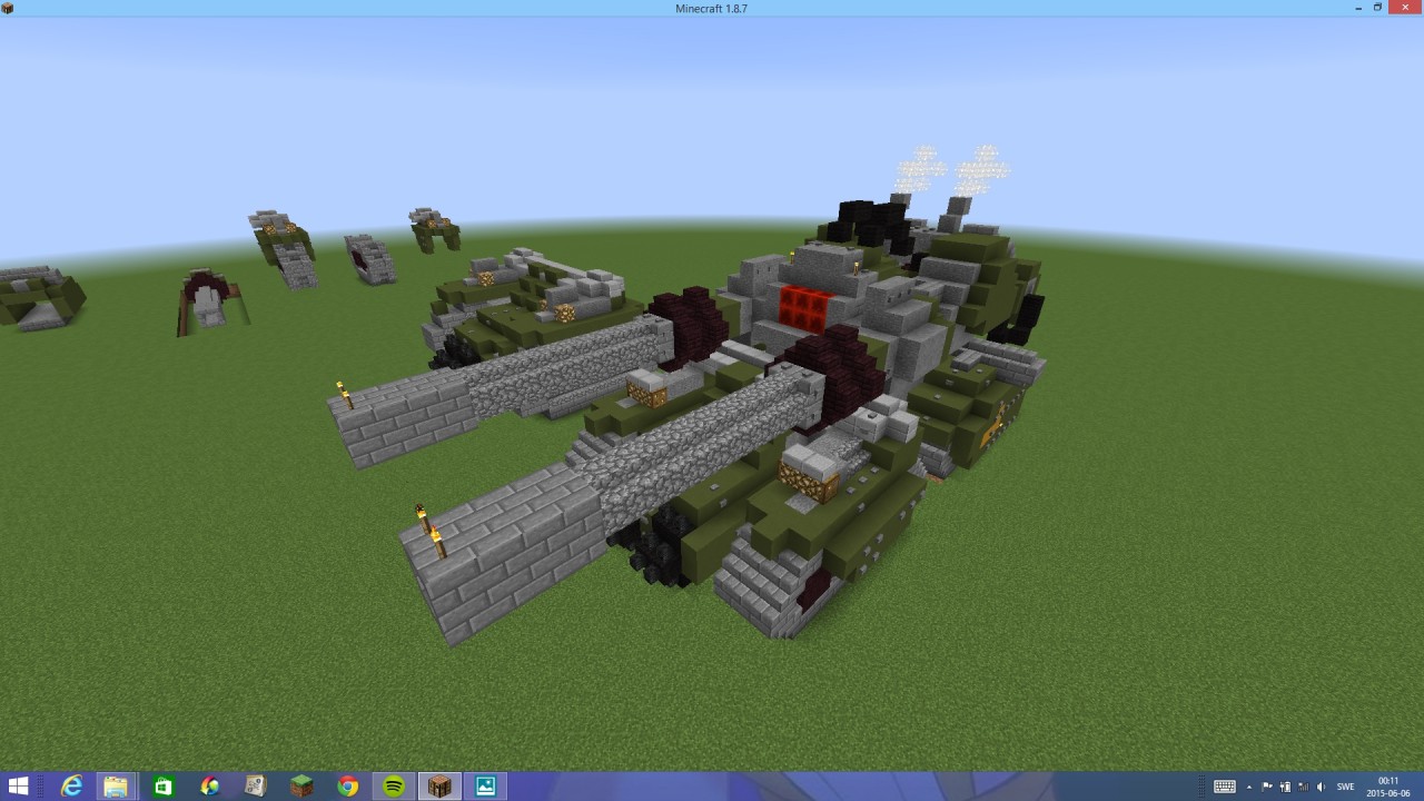 Apocalypse Tank: Red Alert 3 Minecraft Map