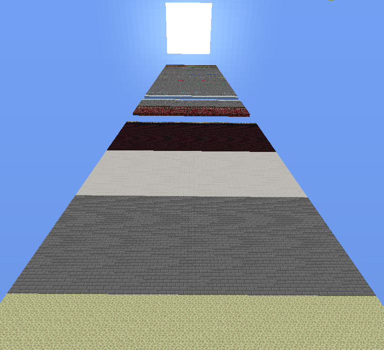 The Superflat Challenge Minecraft Map