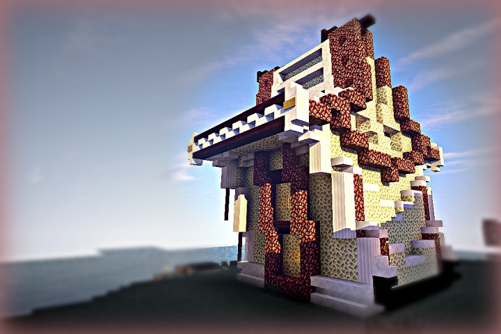 Futuristic house. Minecraft Map