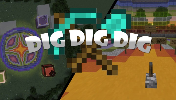 Dig Dig Dig Minecraft Map