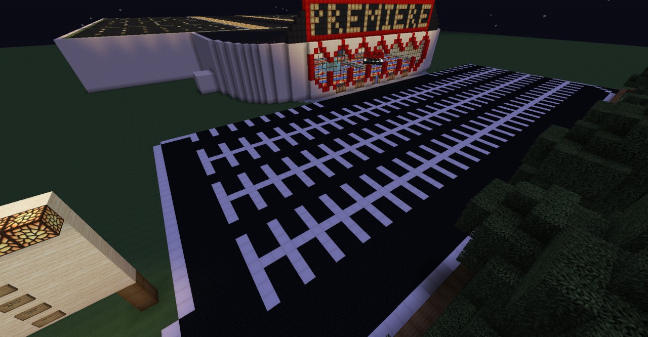 10 screen Cinema Minecraft Map