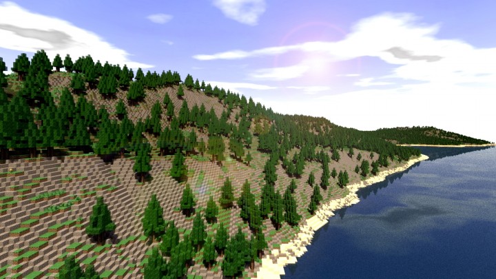 Pinewood River Minecraft Map