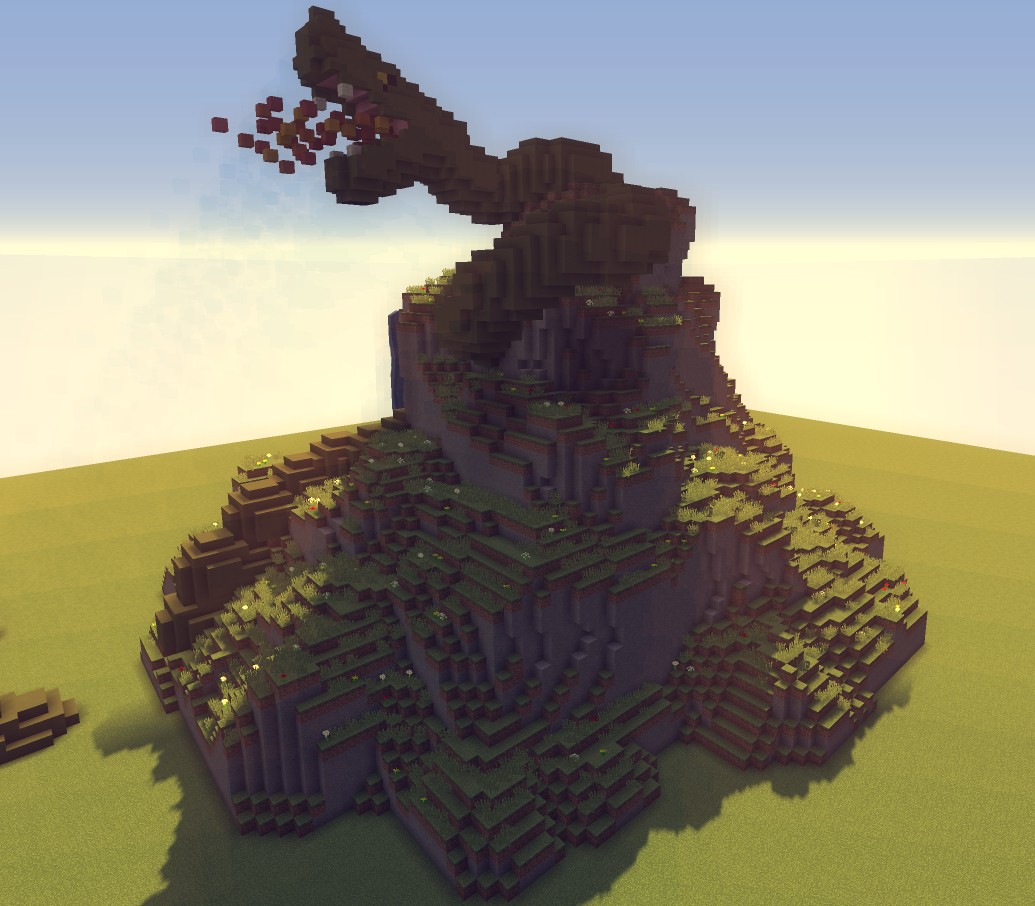 Fire spewing snake Minecraft Map