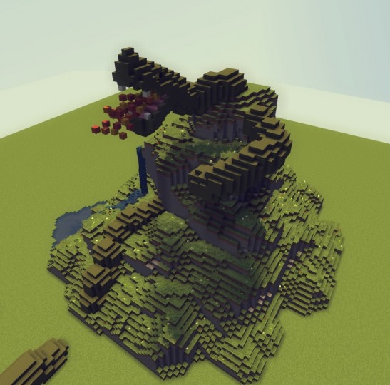 Fire spewing snake Minecraft Map