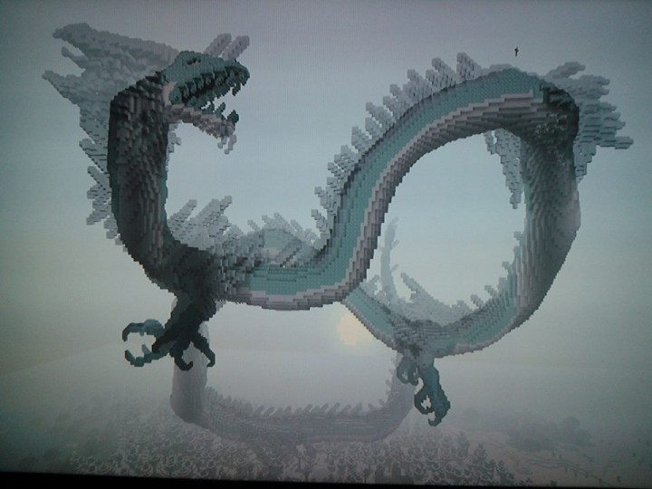 3D dragons Minecraft Map