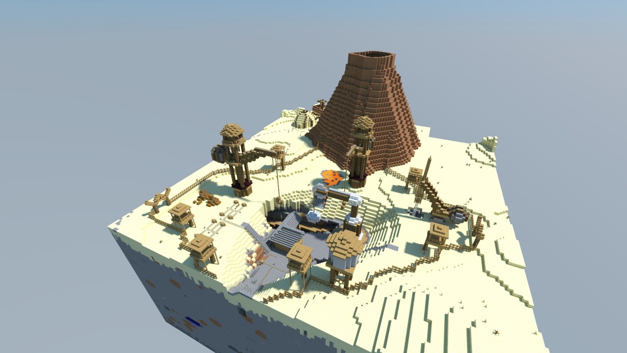 BETA 1.7 | Old Survival Builds Minecraft Map