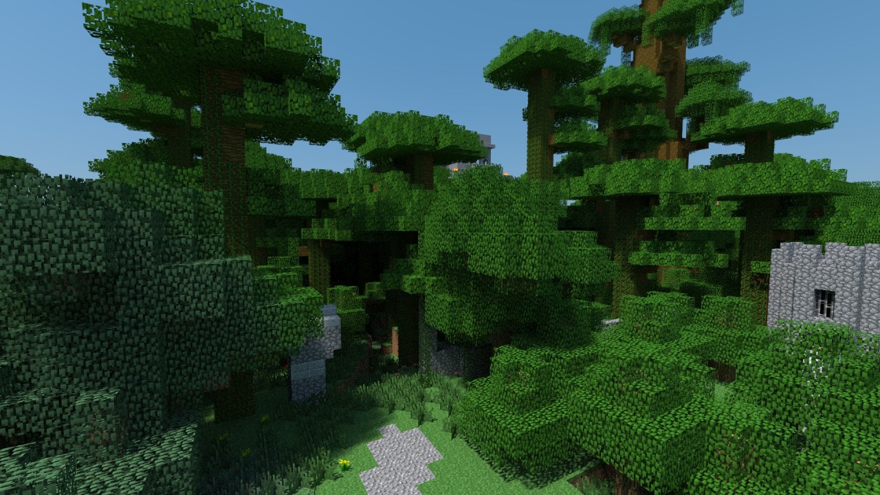 BETA 1.7 | Old Survival Builds Minecraft Map