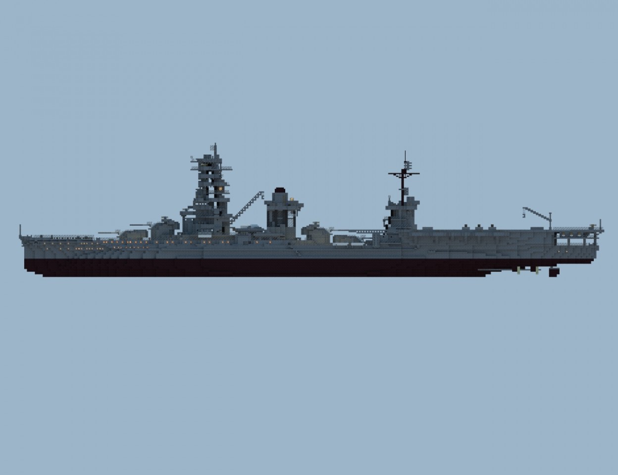 IJN Battleship Ise Minecraft Map