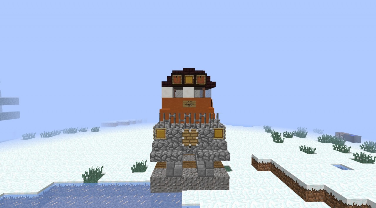 Gp-38 Locomotive Minecraft Map