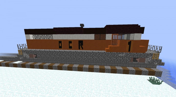 Gp-38 Locomotive Minecraft Map