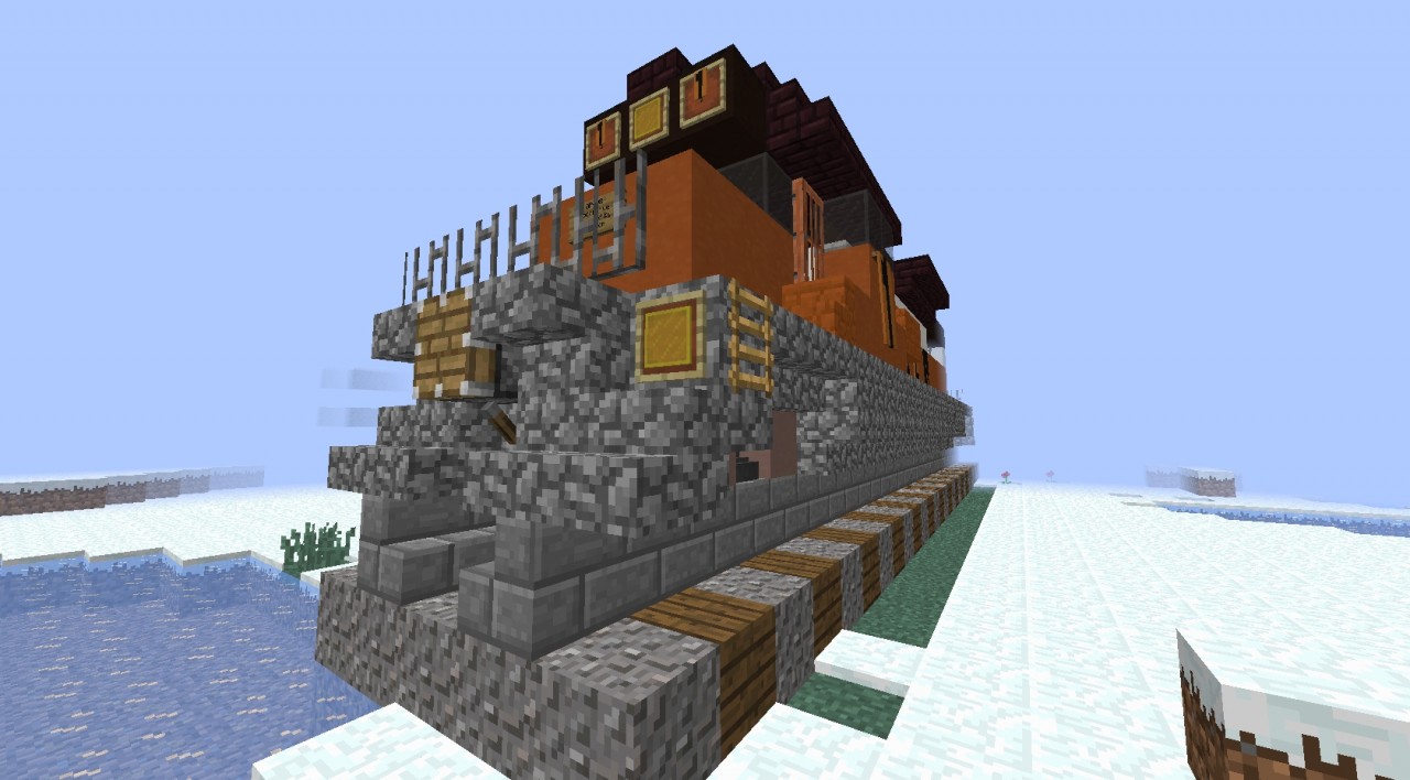 Gp-38 Locomotive Minecraft Map