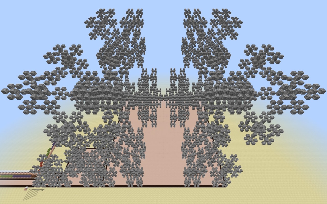 134,217,727 IFS Fractal Generator Minecraft Map