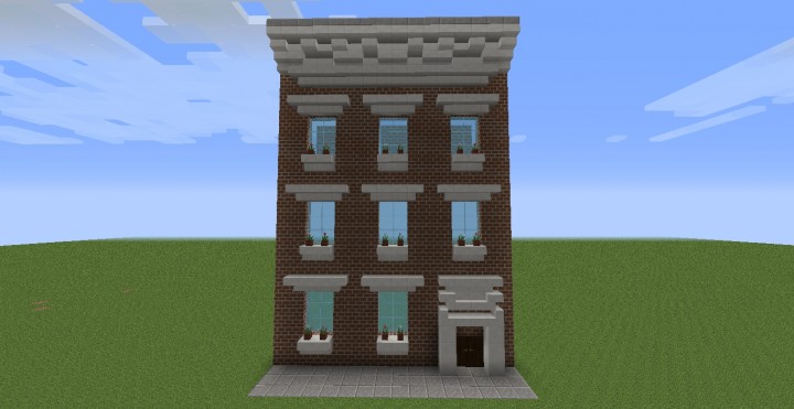 Simple Boston Townhouse Minecraft Map