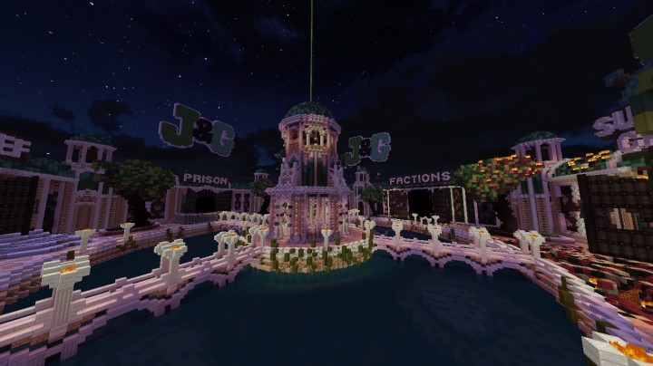 -=J&G HUB BUILD =- [200x200 COMMISION SPAWN] Minecraft Map