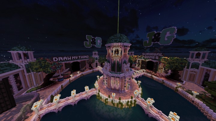 -=J&G HUB BUILD =- [200x200 COMMISION SPAWN] Minecraft Map