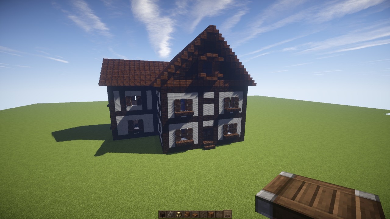 Medieval shop German Fachhaus style Minecraft Map