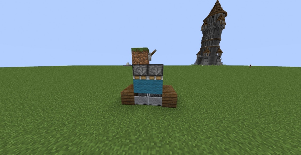 How to make a bath (no commands or mods) Minecraft Map