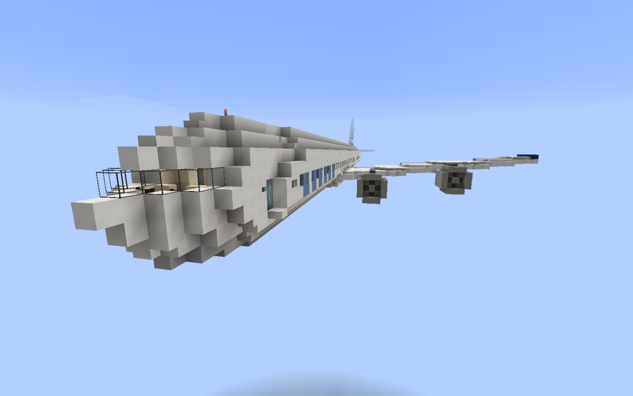 (Flows HD) Airbus A340-600 by TwIsTeD_uP454 Minecraft Map