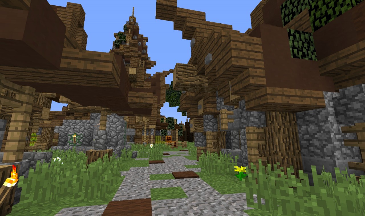 small village Minecraft Map