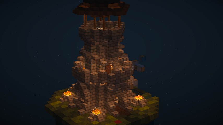 BedWars/Rush Map "Tower" Minecraft Map