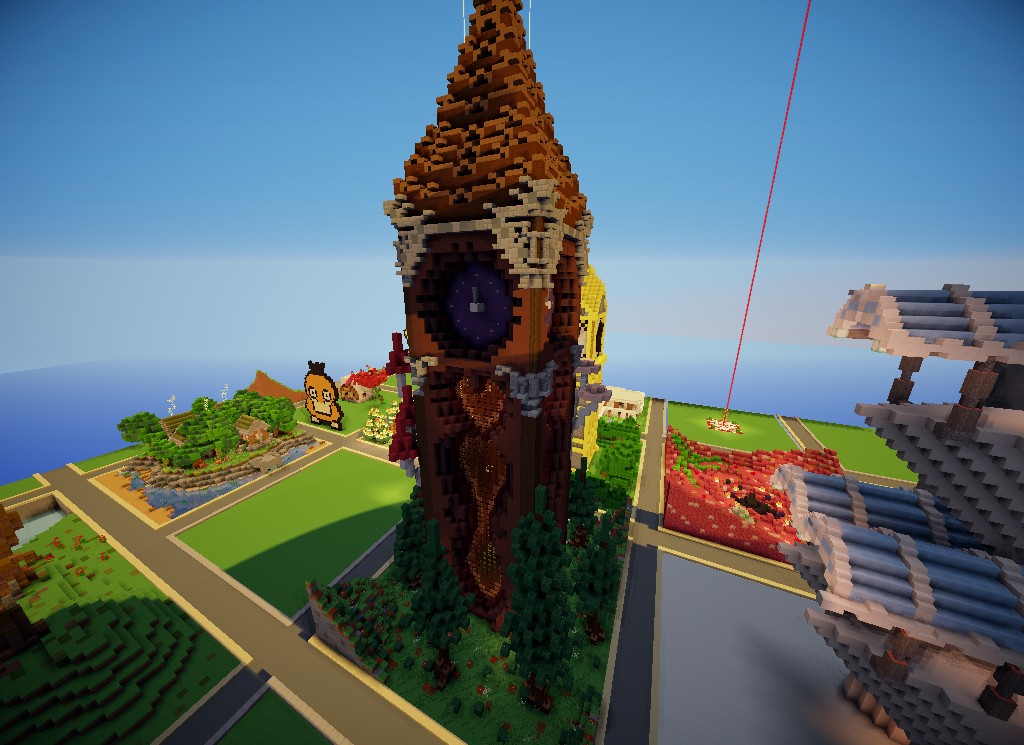 [Plot] 50X50 The Little ClockTower Minecraft Map