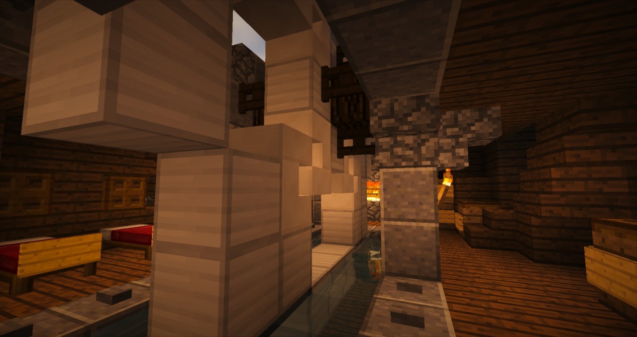 The Goldfish Fantasy Airship Build Minecraft Map